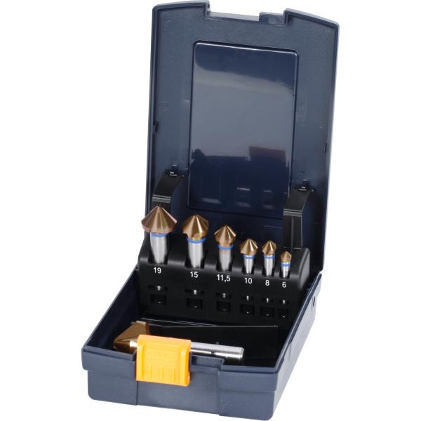 Countersink-set EUC HSS/E 90¬∞ Blue 3 fl. | H.M Group Thailand