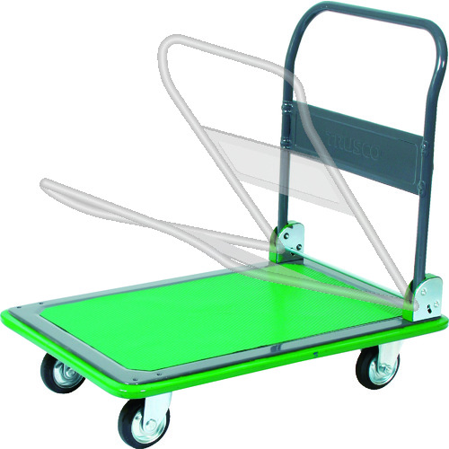 TRUSCO Pressed Steel Platform Truck "High Grade Trolley"（folding handle ...