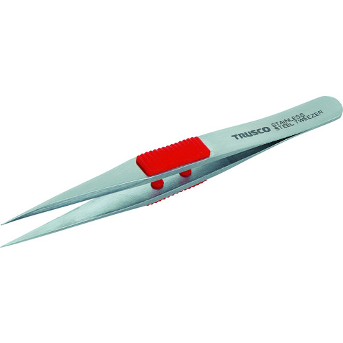 TRUSCO Stainless Steel Tweezers with Rubber Grip | H.M Group Thailand